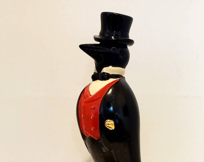 Mid Century Old Crow Kentucky-made Straight Bourbon Whiskey Ceramic ...