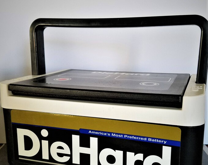 Diehard Battery 6 Pack Ice Chest/ Car Battery Lunch Box - Etsy