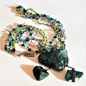 Anothai Hansen Designer Jewelry Primitive Multi-strand Tribal Necklace ...