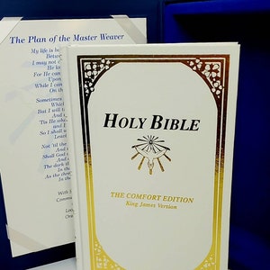 The Holy Bible King James Version Comfort Edition in Slip Case KJV New ...