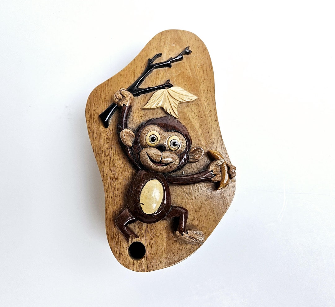 Vintage Handcrafted Monkey Puzzle Box Secret Compartment Trinket Box - Etsy