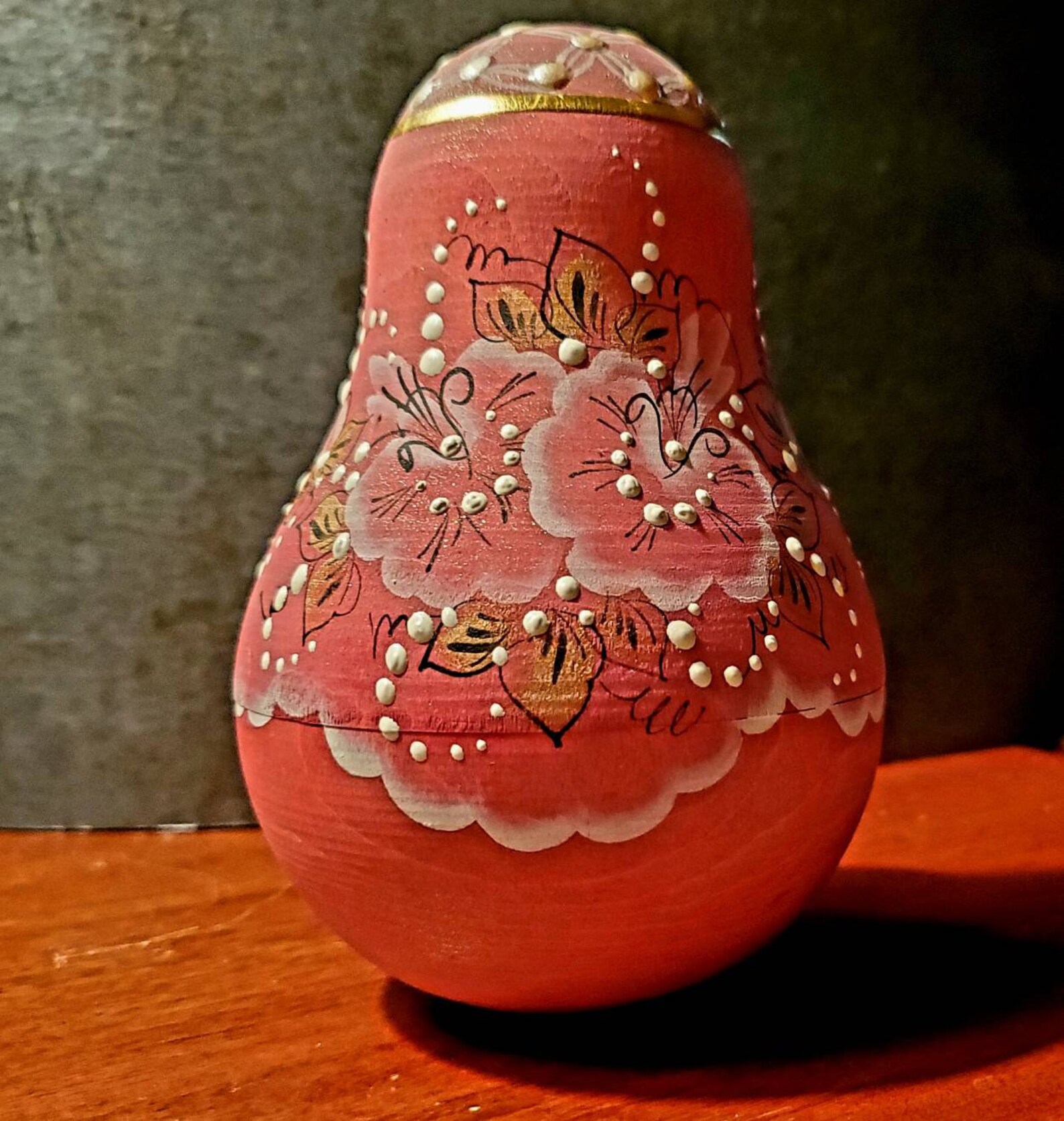 Vintage Handcarved Russian Roly Poly Musical Russian Doll - Etsy