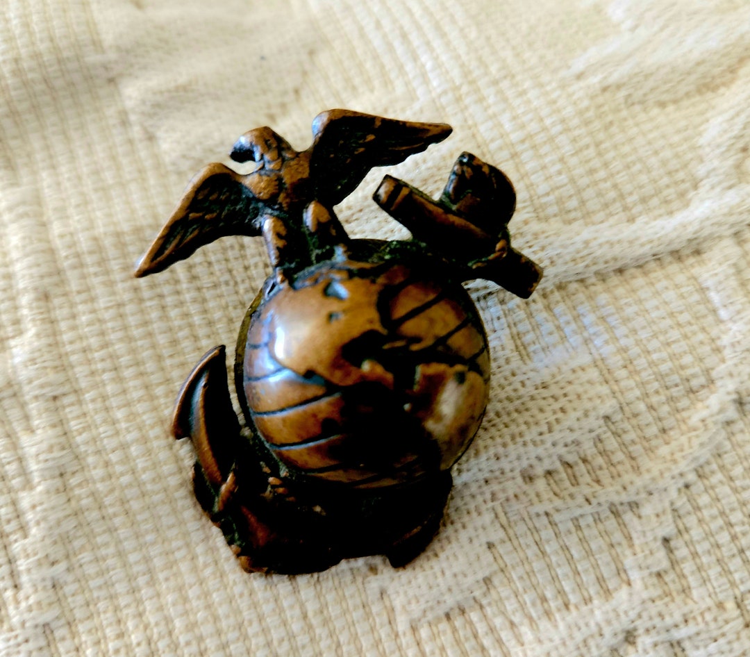 Vintage USMC Screw Back Insignia - Etsy