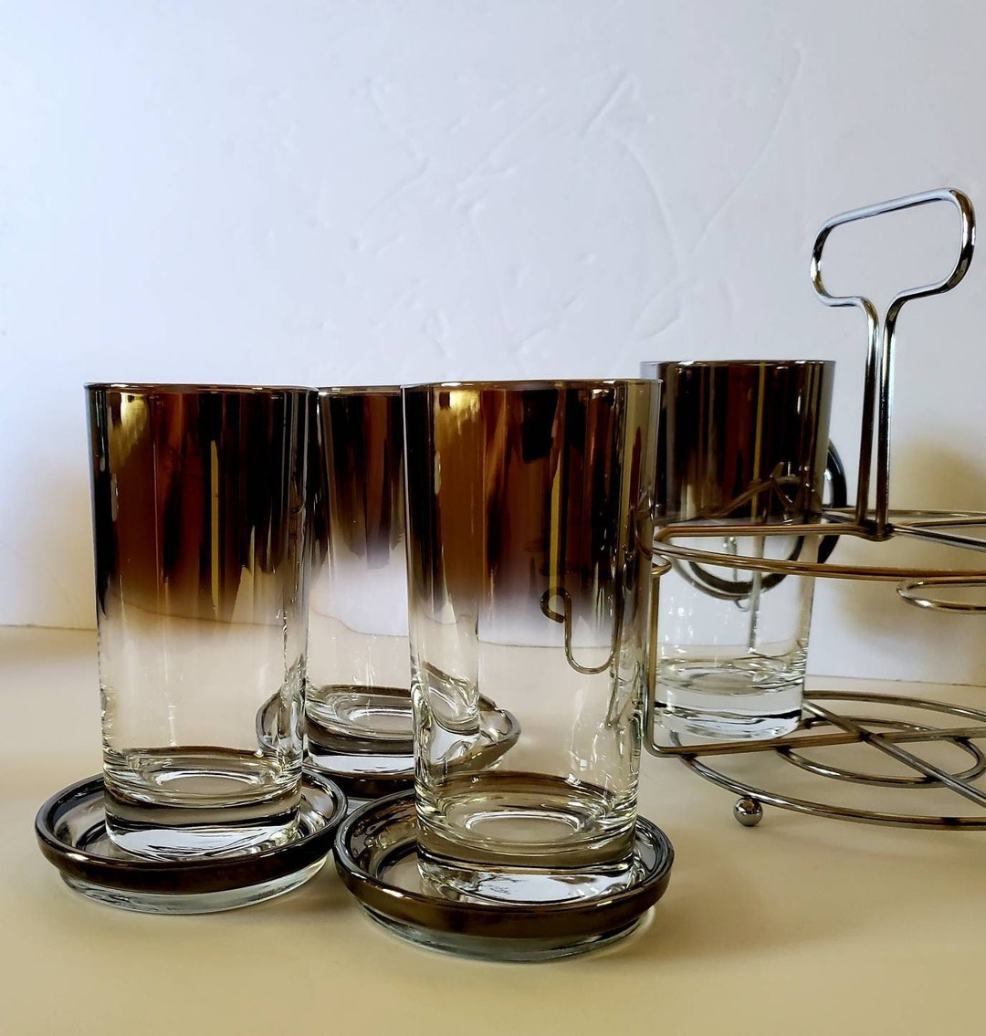 Mid Century Modern Sidney Sigetti Vitreon Queen Lustreware Hi-ball ...