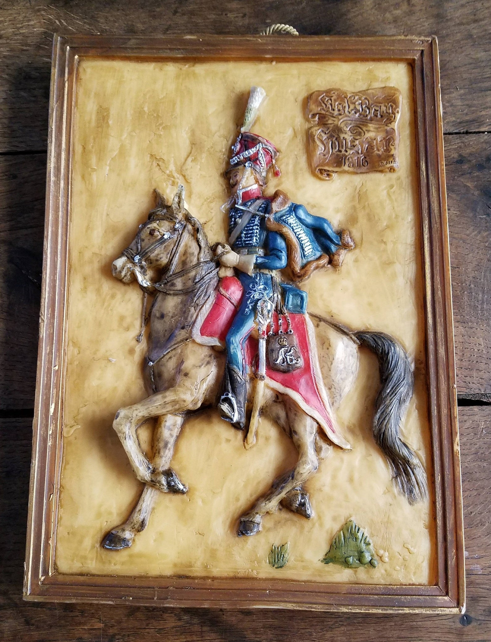 C1816 Military War Wall Art Wax Relief Napoleonic War Art Wax - Etsy