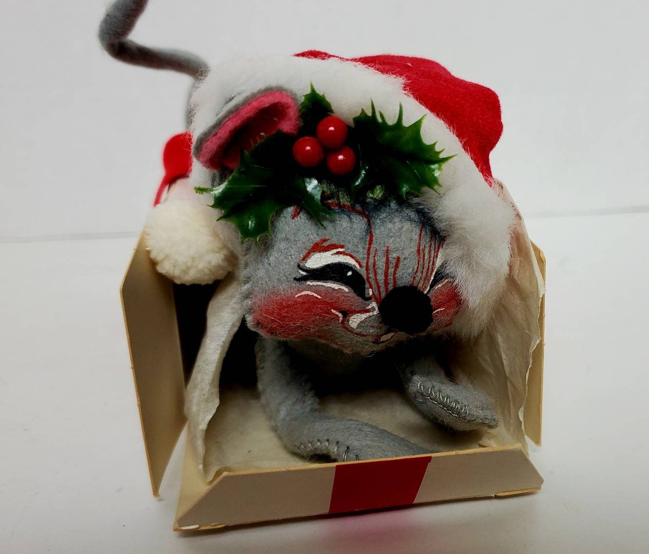 Vintage Mid Century Modern Annalee Mobilitee Christmas Mouse in A Box ...