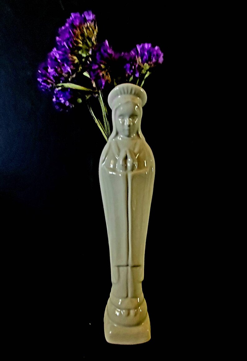 Vintage Blessed Virgin Holy Mary Mother of God Bud Vase - Etsy