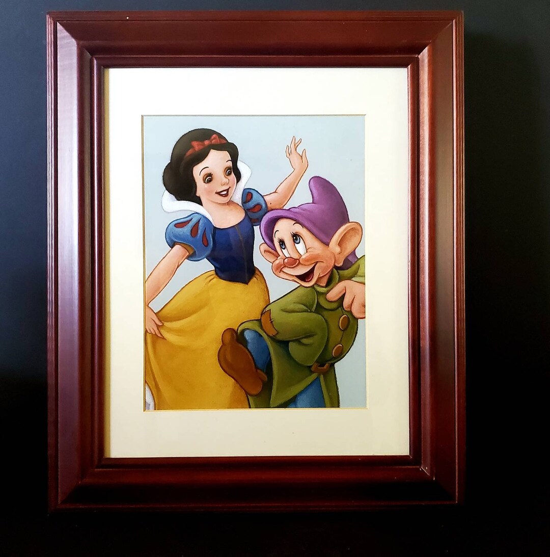 Walt Disney the Art of Friendship Framed USPS Stamp Art Poster - Etsy