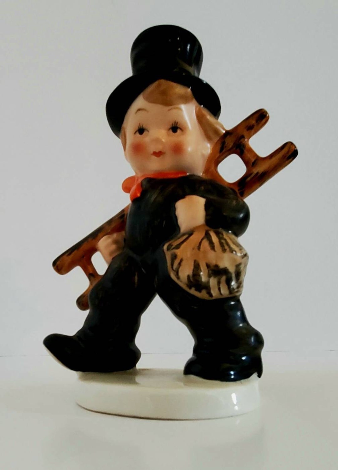 Rare Mid Century Hummel Chimney Sweep Boy With Ladder German Porcelain ...