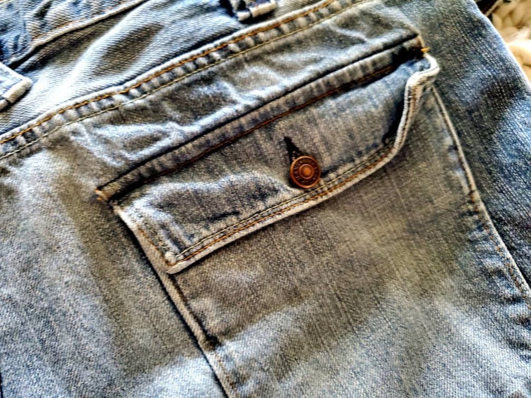 GAP Men's Classic Button Fly Jeans With Flap Over Back Pockets - Etsy