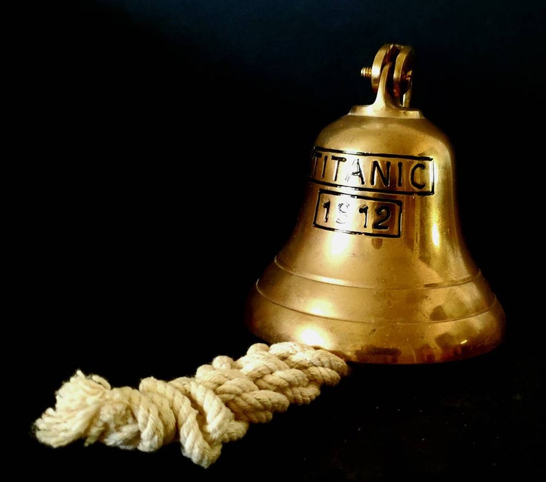 Vintage Brass Bell titanic 1912 Nautical Ship/ - Etsy