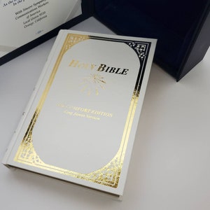 The Holy Bible King James Version Comfort Edition in Slip Case KJV New ...