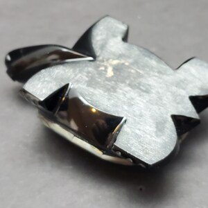 Vintage Black Obsidian Abalone Mother of Pearl Shell Turtle Figurine - Etsy