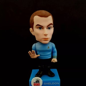 Vintage Sheldon Cooper as Spock - Big Bang Theory Wacky Wobbler ...