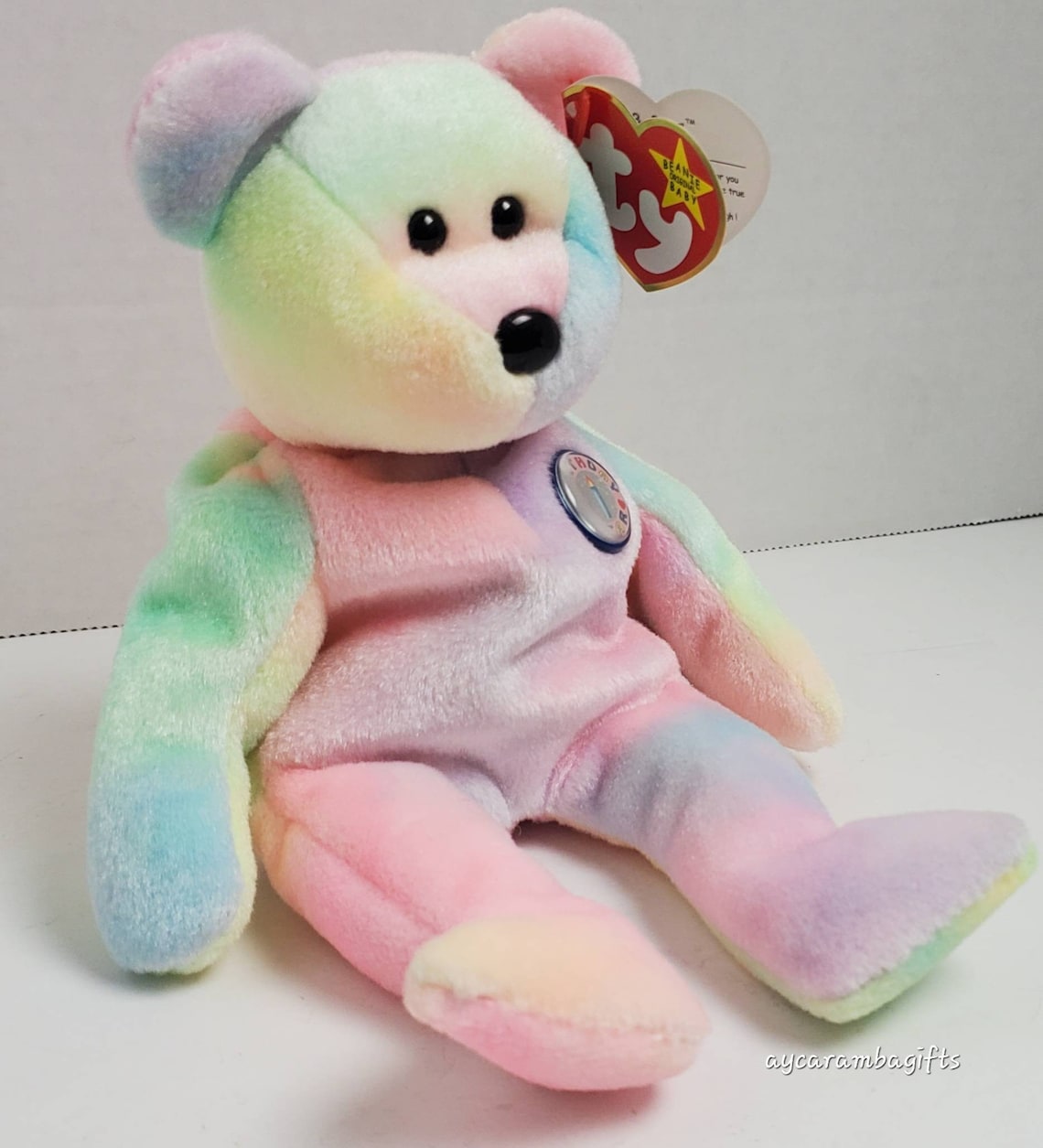 Rare Original B.B. Ty Beanie Baby birthday Bear - Etsy