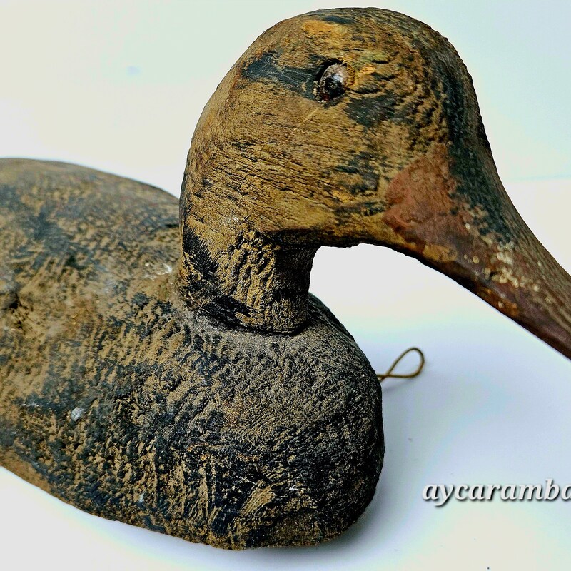 Antique Vintage Wood Duck Decoy - Etsy