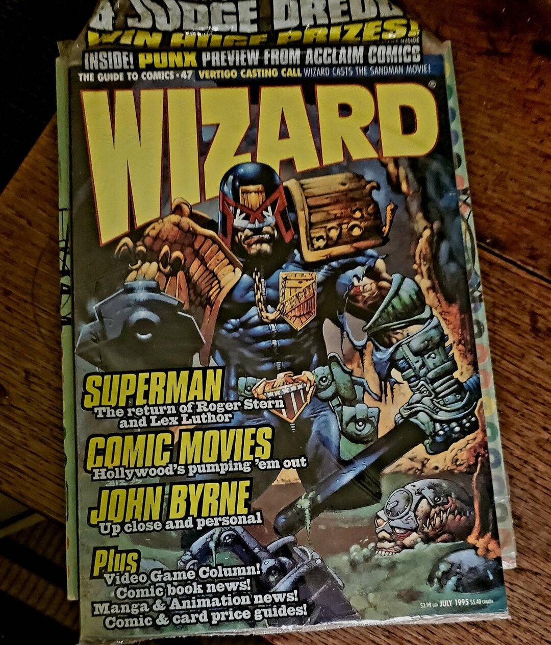 Wizard Comic Book Magazine Issue 47 July 1995 MINT - Etsy