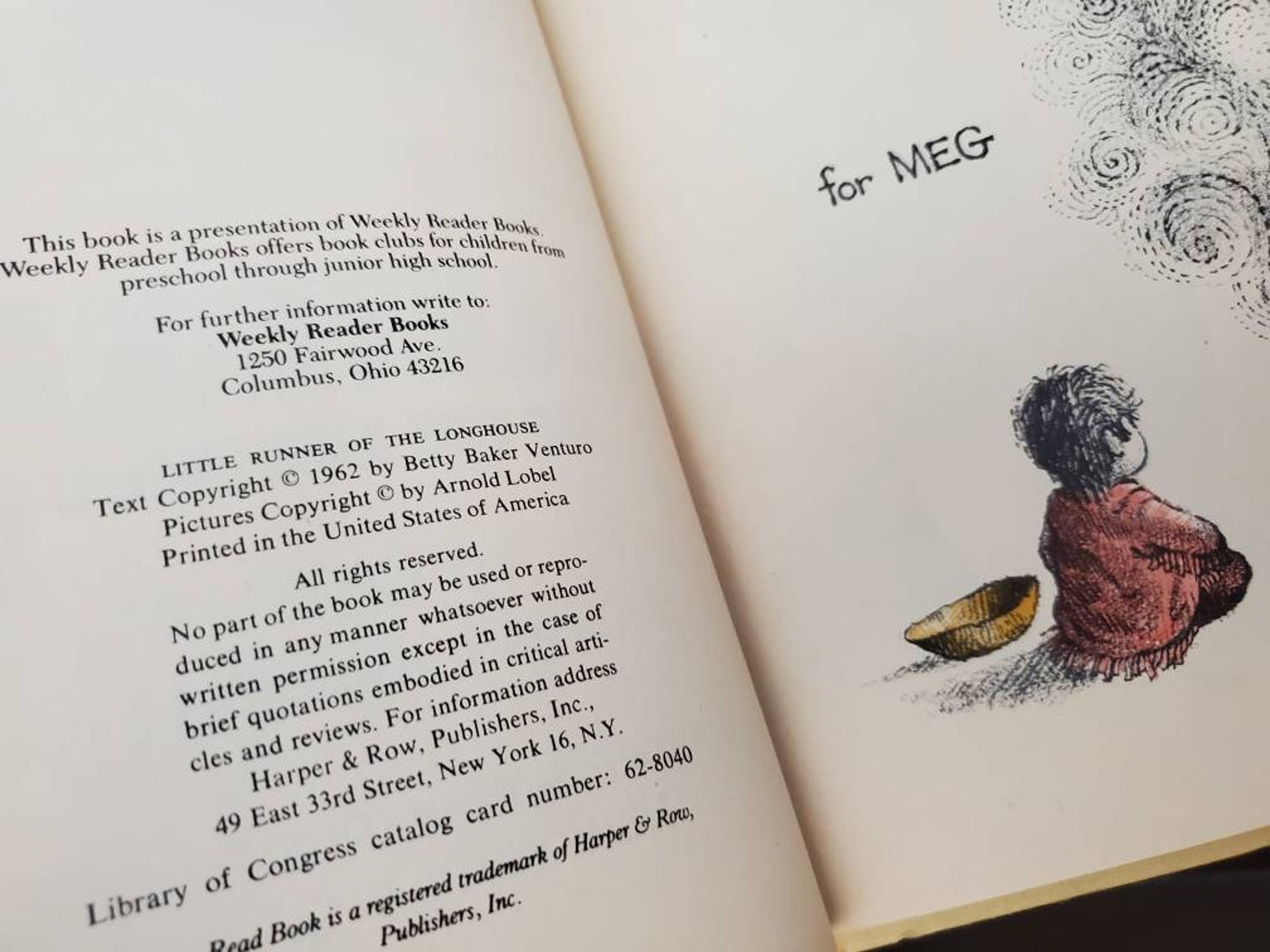 Vintage Children's Book: Little Runner of the Longhouse - an I Can Read ...