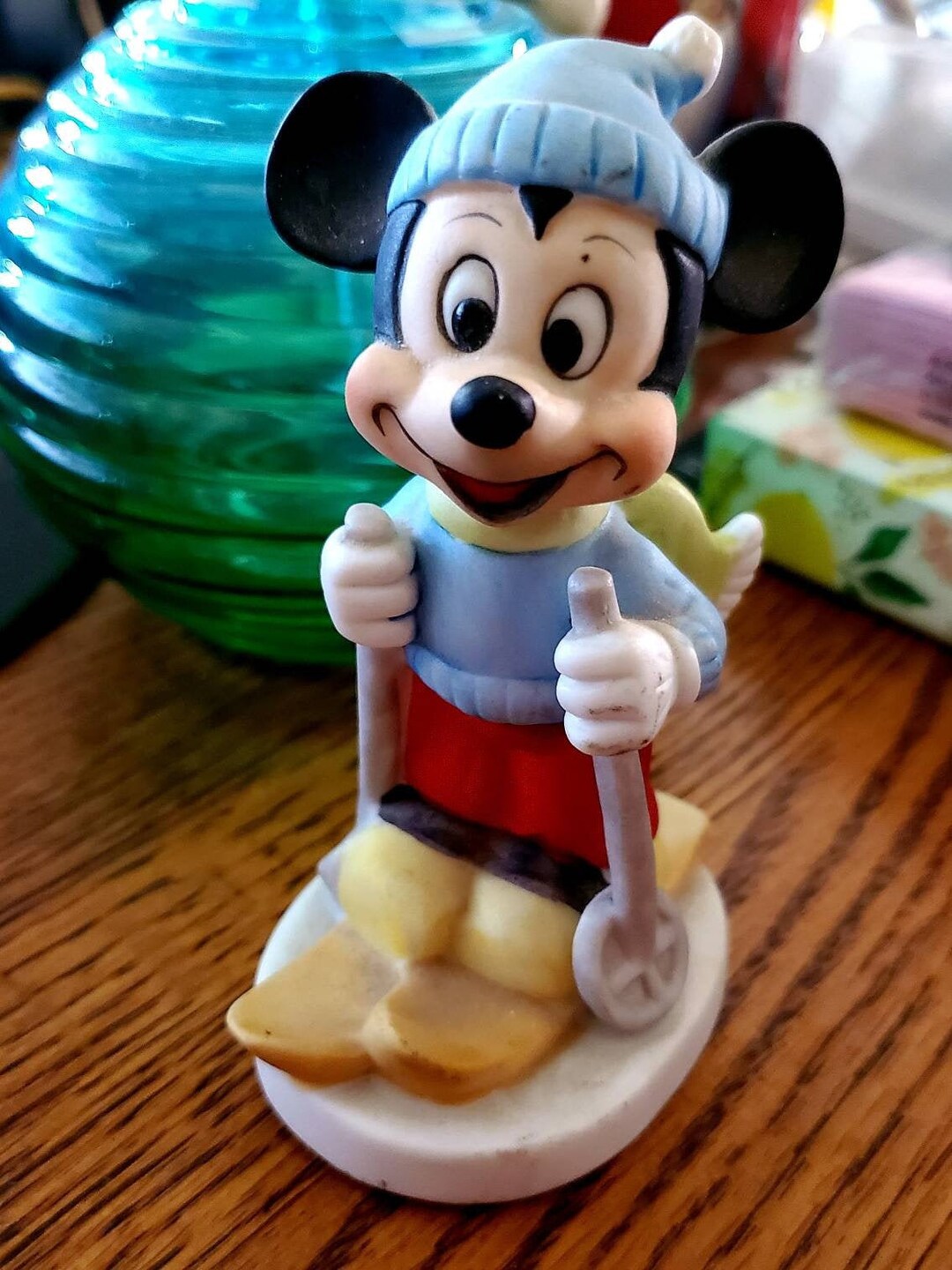 Vintage Walt Disney Productions Mickey Mouse Winter on the Slopes ...