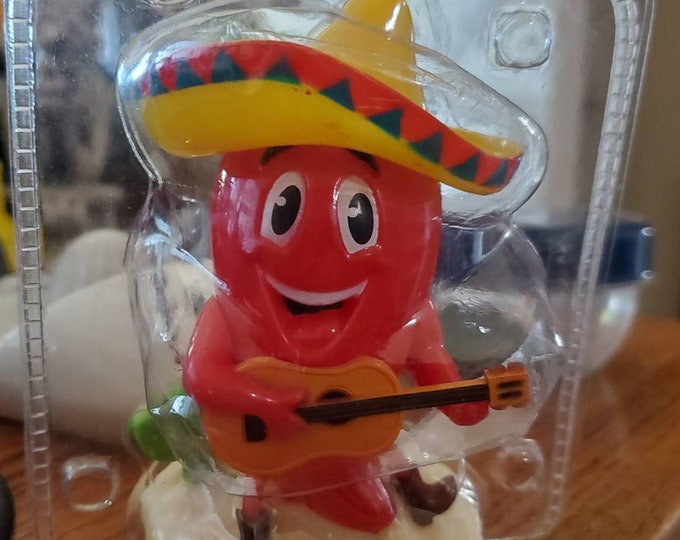 Red Hot Chili Pepper - Dancing Solar Red Jalapeño Pepper With Yellow ...