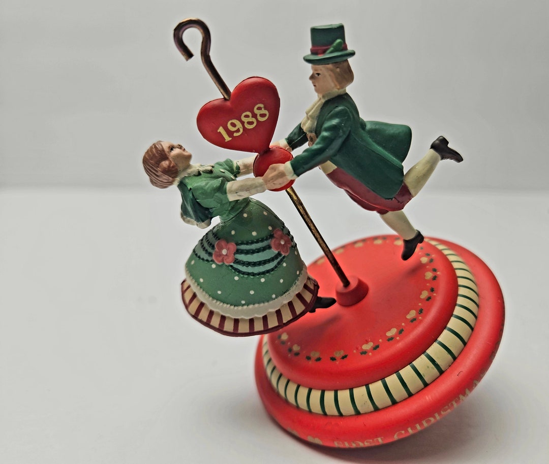 Vintage M. Gilmore Designs First Christmas Together Wood Ornament C1988 ...