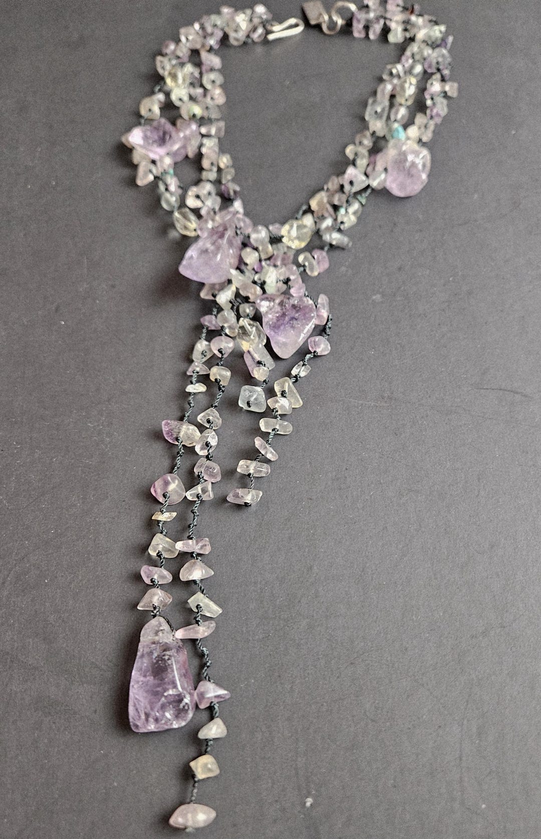 Anothai Hansen Original Gemstone Necklace • Hand-knotted Multi-stone ...