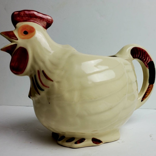 Rooster Pitcher - Etsy