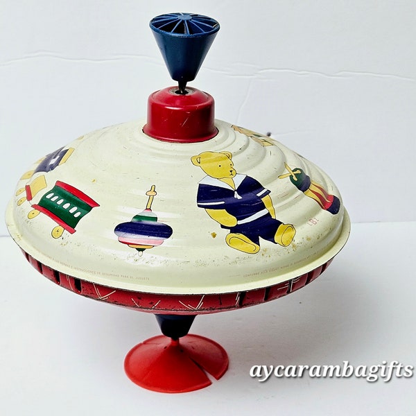Spinning Top Toy - Etsy