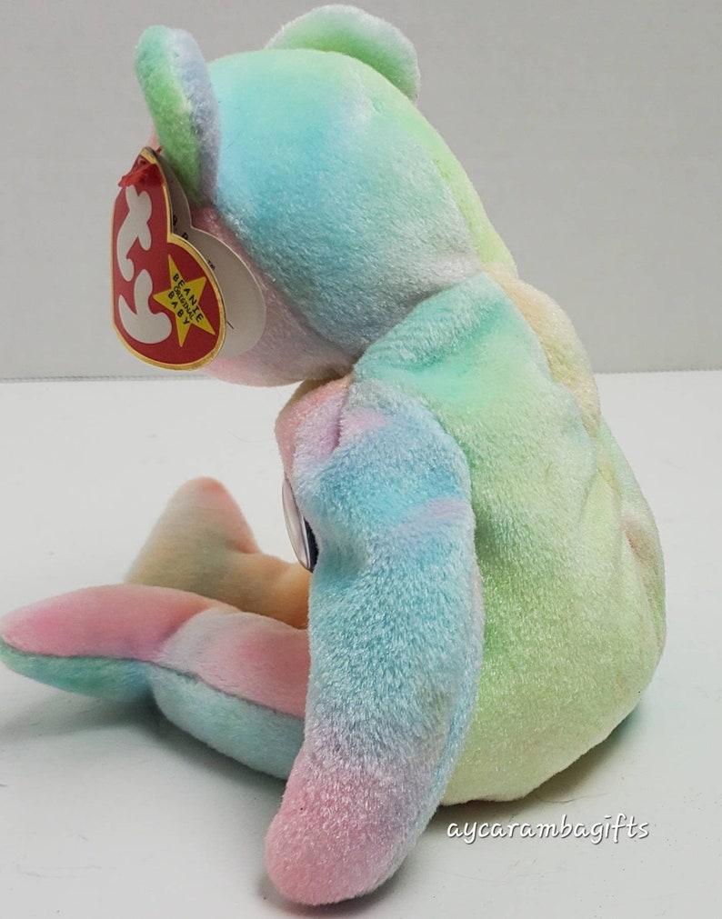 Original Ty Beanie Babies B.B. the Birthday Bear With Tag - Etsy