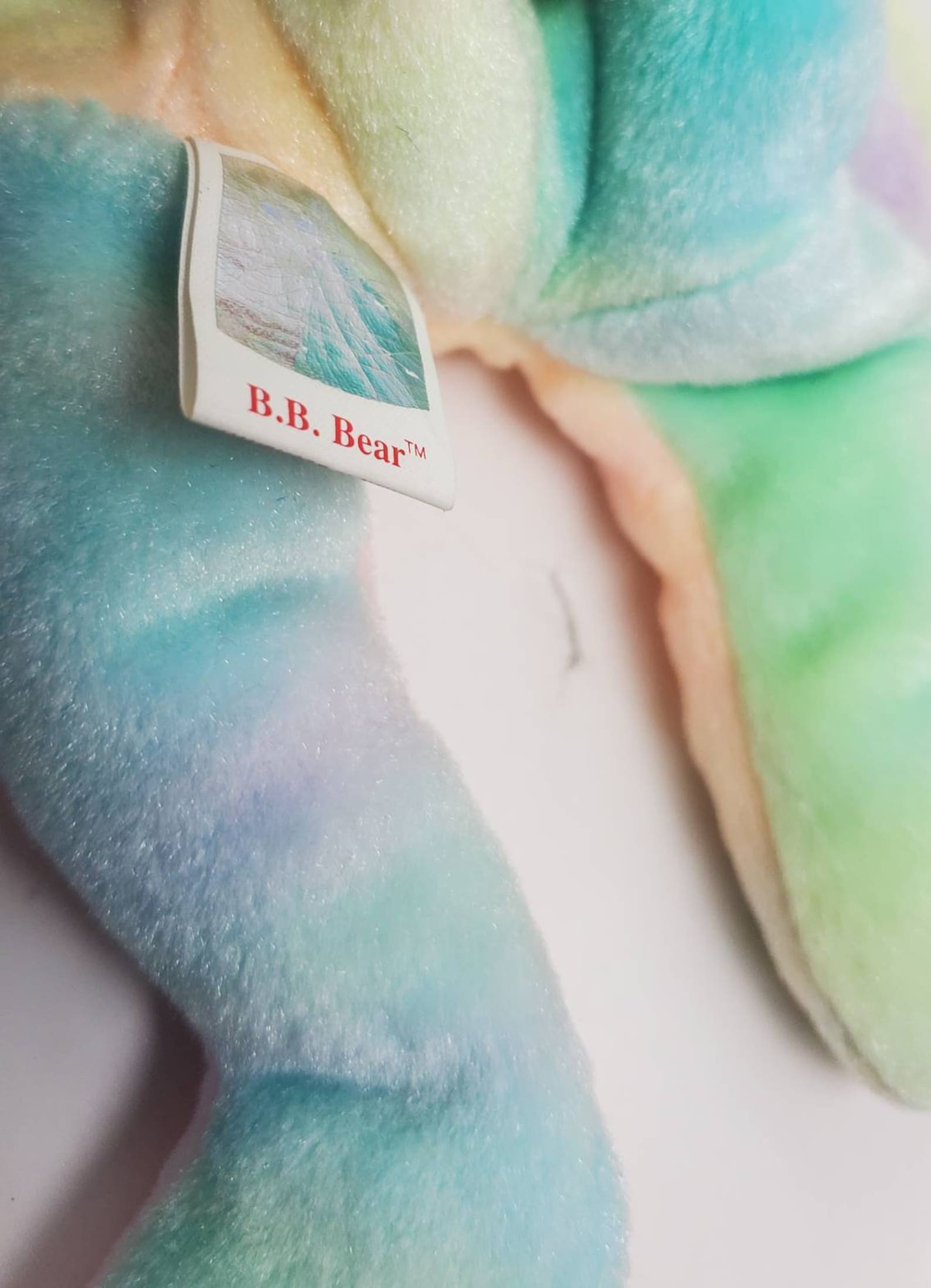 Original Ty Beanie Babies B.B. the Birthday Bear With Tag - Etsy