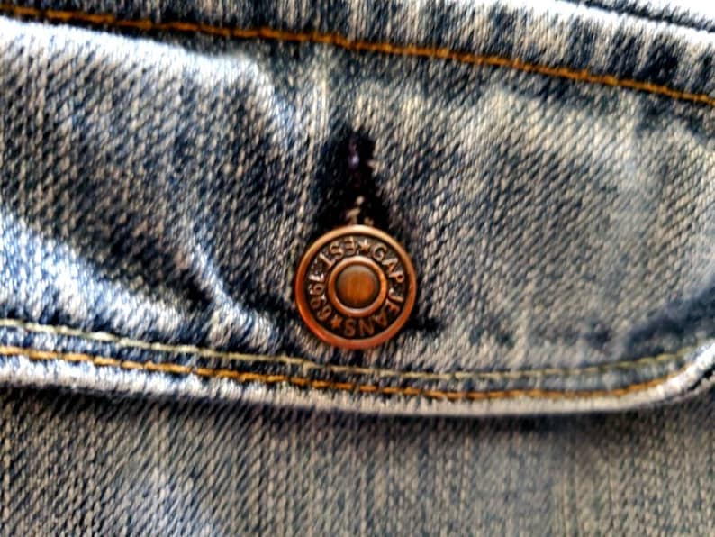 GAP Men's Classic Button Fly Jeans With Flap Over Back Pockets - Etsy
