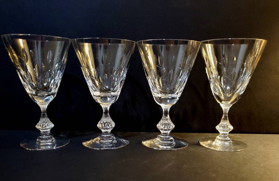 Vintage Duncan & Miller "willow" Cut Crystal Iced Tea / Cocktail ...