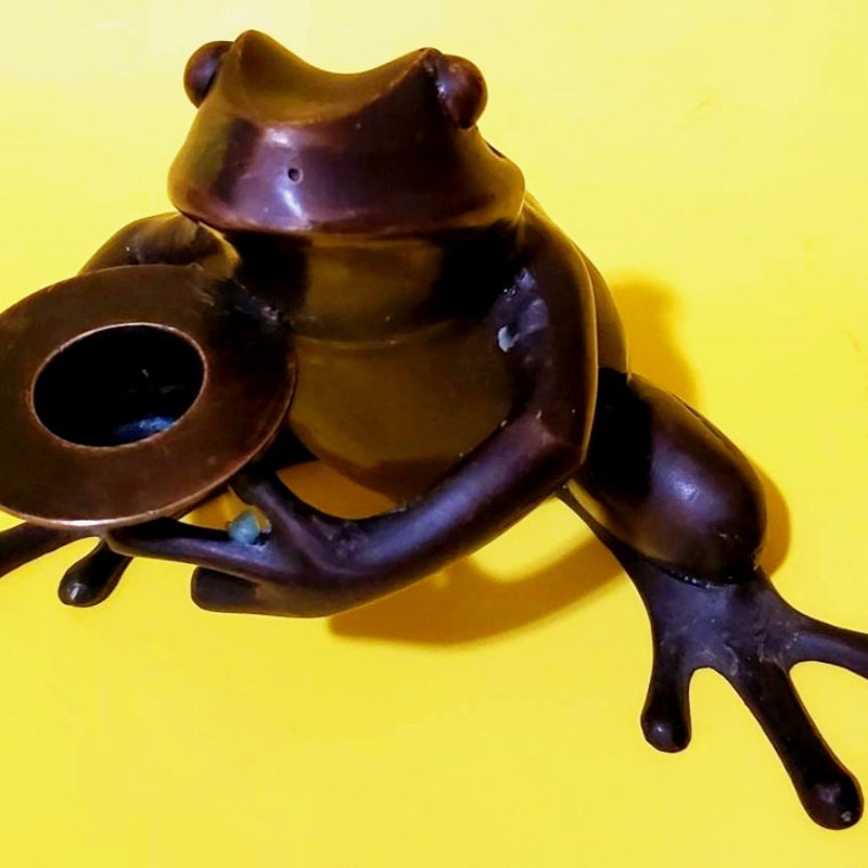 Frog Candlestick - Etsy