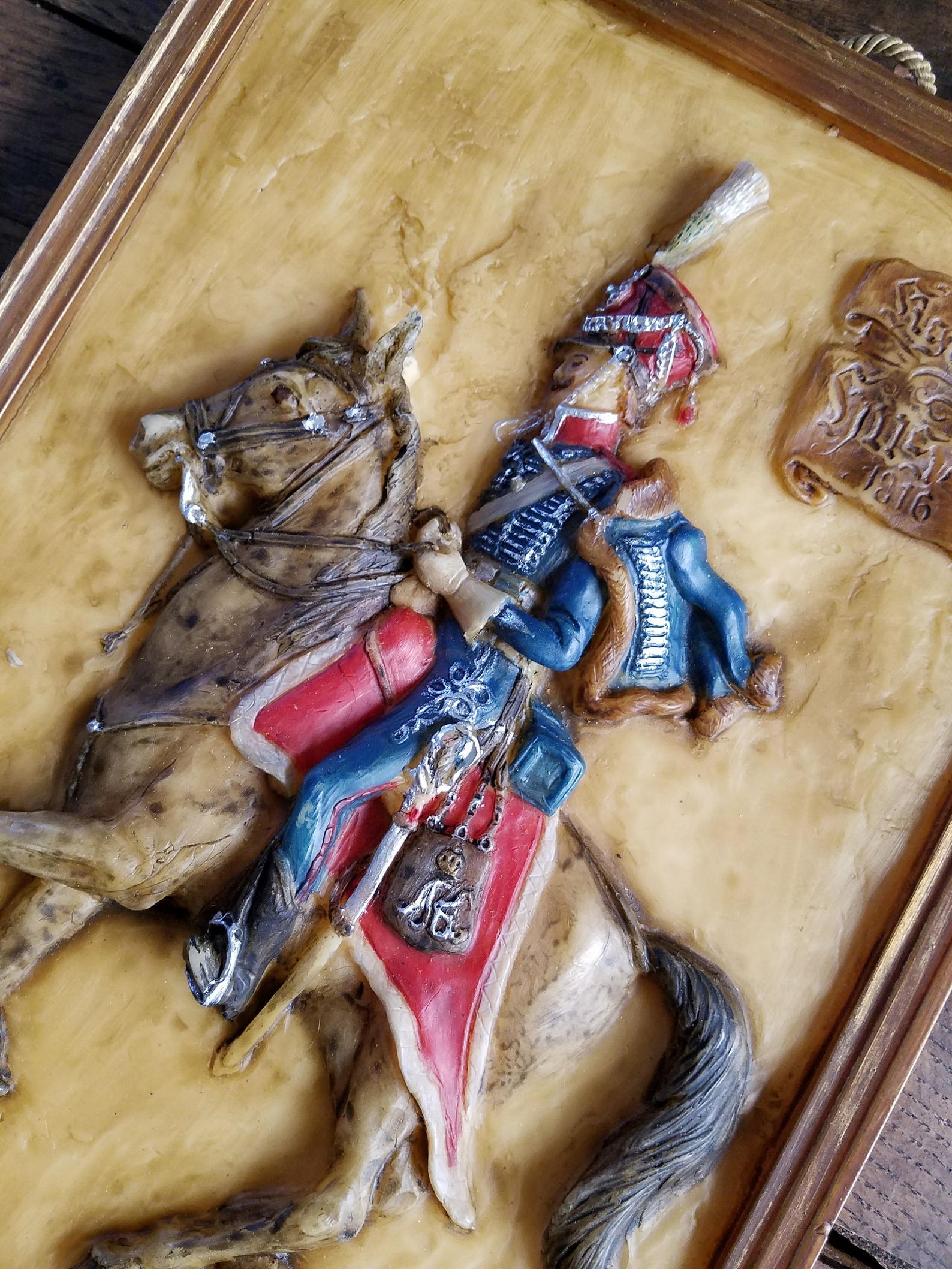 C1816 Military War Wall Art Wax Relief Napoleonic War Art Wax - Etsy