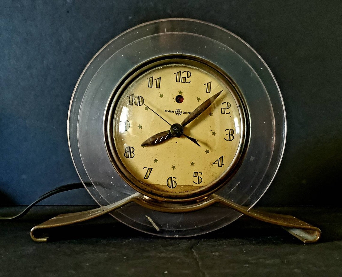 Art Deco General Electric rapture Electric Clock | Etsy