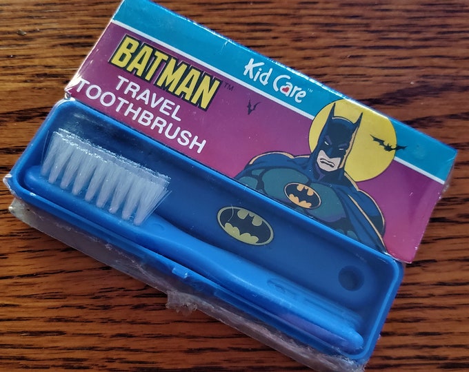 Vintage Batman Travel Toothbrush by Kid Care Sealed NIB /1991 DC Comics ...