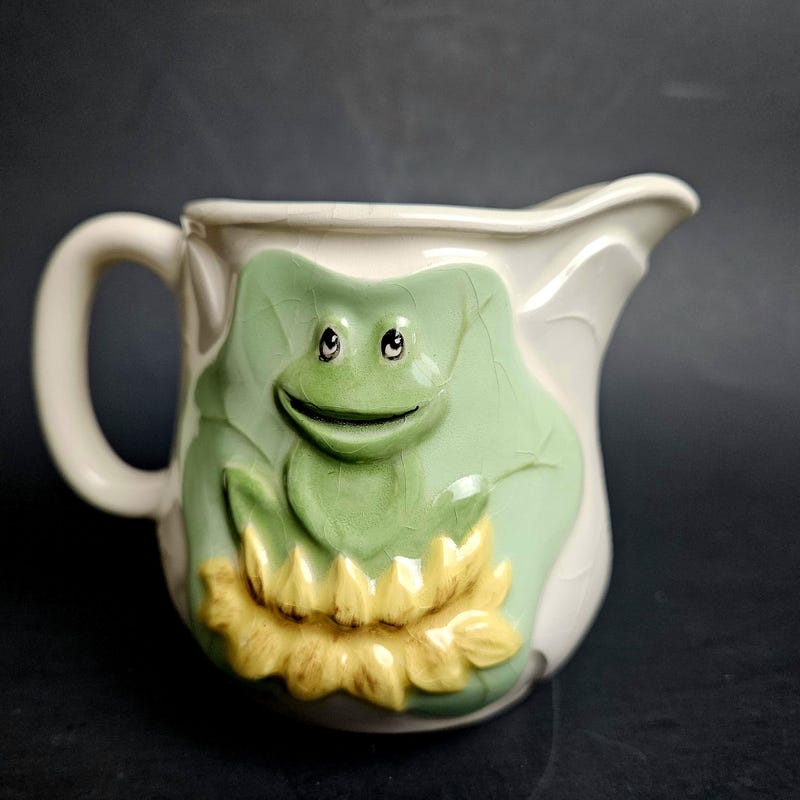 Frog Pitcher - Etsy