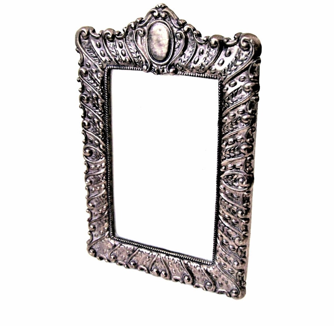 Antique Silver Victorian Era Ornate 4 X 6 Picture Frame - Etsy