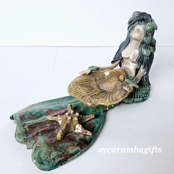 Handmade Pottery Sculpture Sitting - Etsy