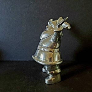 Vintage Christmas Decor: Silver Santa Claus Statue Polished - Etsy