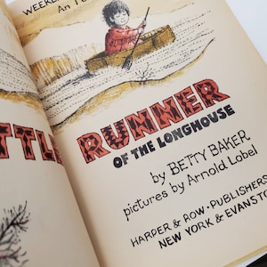 Vintage Children's Book: Little Runner of the Longhouse - an I Can Read ...