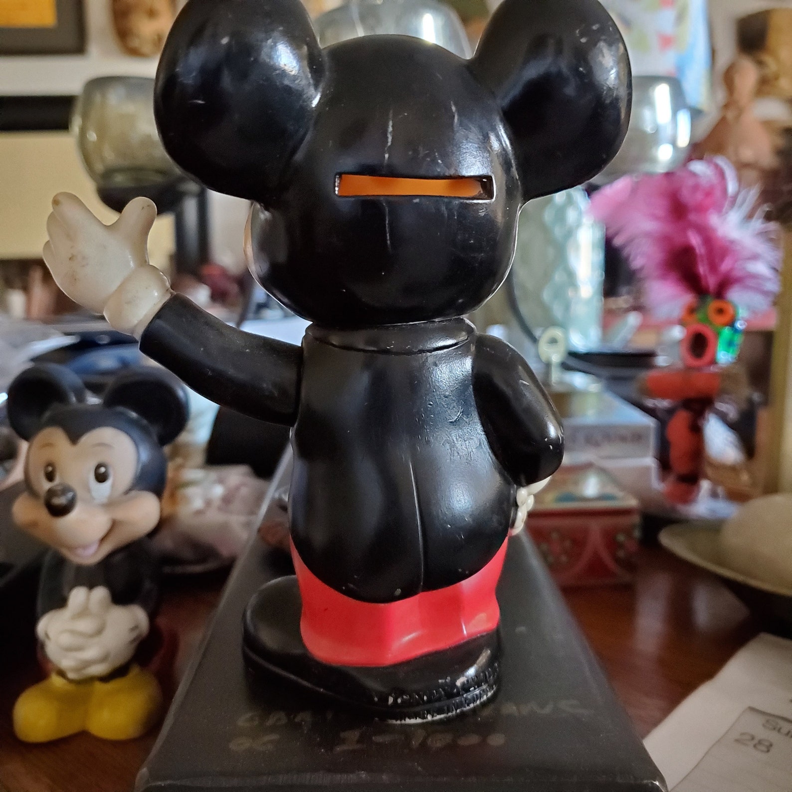 Vintage Walt Disney Productions Mickey Mouse Plastic Bank - Etsy