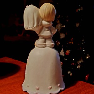 Vintage Precious Moments Wedding Bell With Bride and Groom 848890 ...