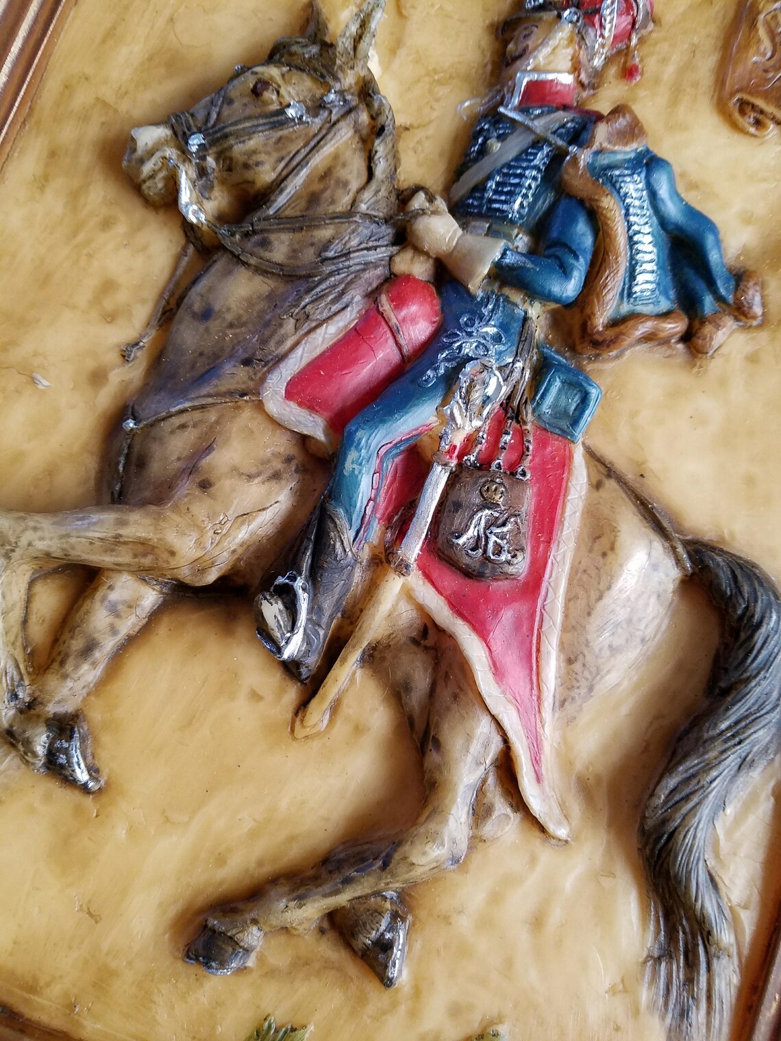 C1816 Military War Wall Art Wax Relief Napoleonic War Art Wax - Etsy