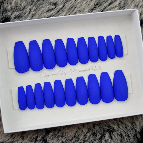 Matte Fake Nails - Etsy