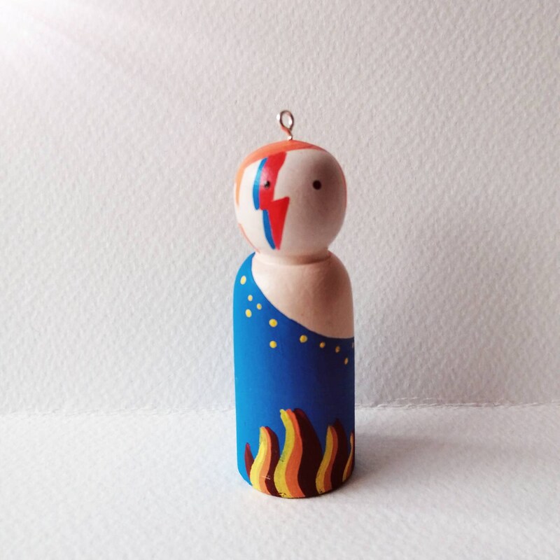 David Bowie Doll Etsy
