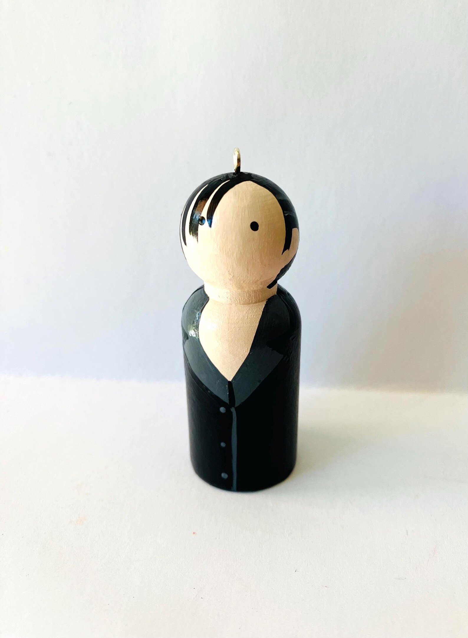 Brett Anderson Inspired Hand-painted Peg Doll Christmas Ornament - Etsy