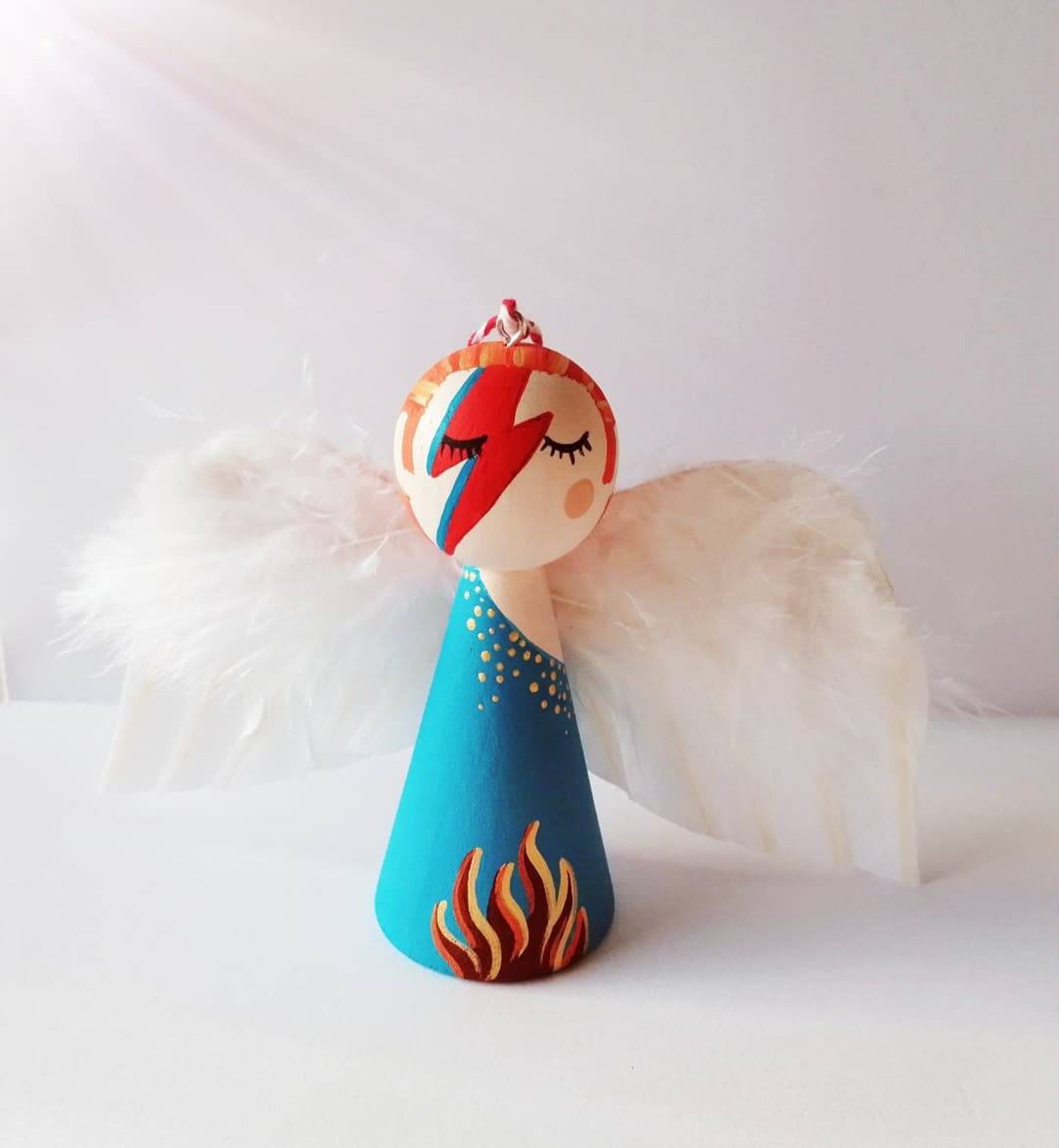 David Bowie Christmas Tree Topper David Bowie Fairy Bowie - Etsy