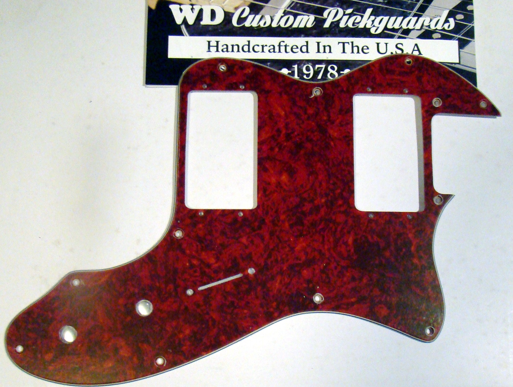 Replacement Pickguards for Fender Telecaster Thinline - Choice of Color ...