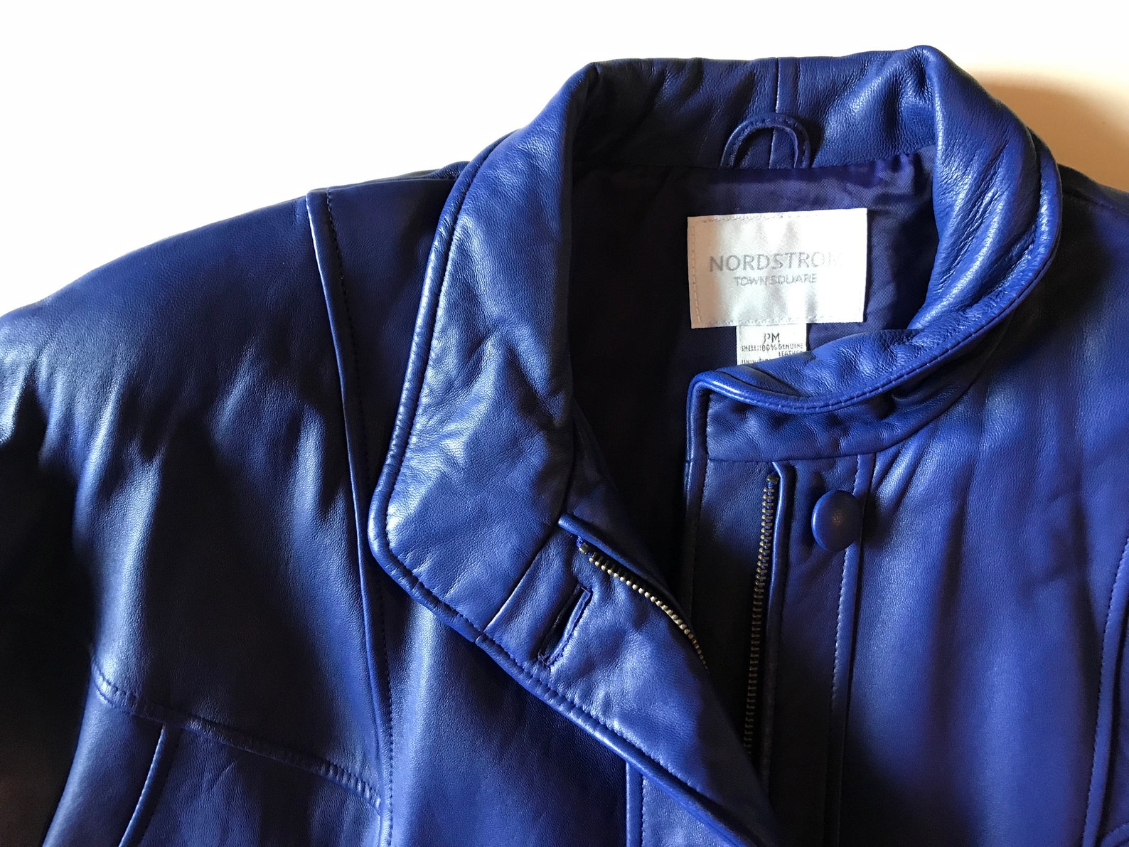 Purple Leather Jacket Coat - so Soft! - Rich Grape Leather Jacket ...